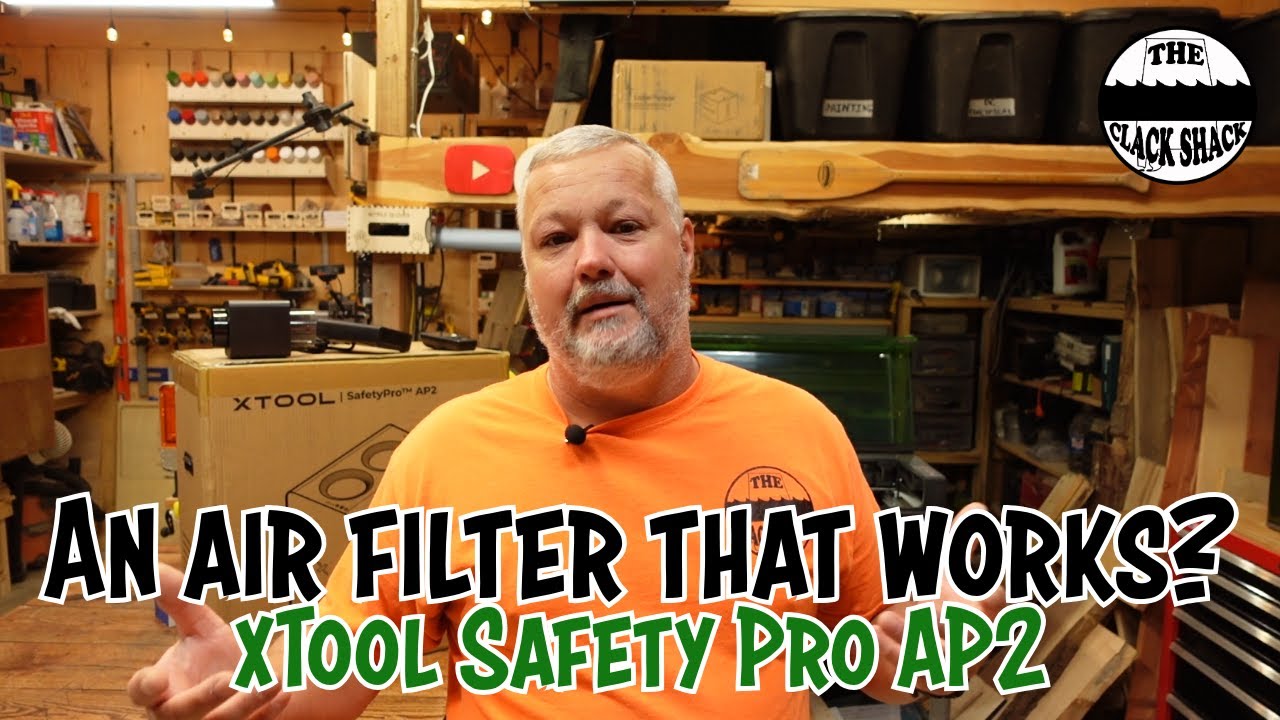 An air filter that works? xTool Safety Pro AP2 - YouTube