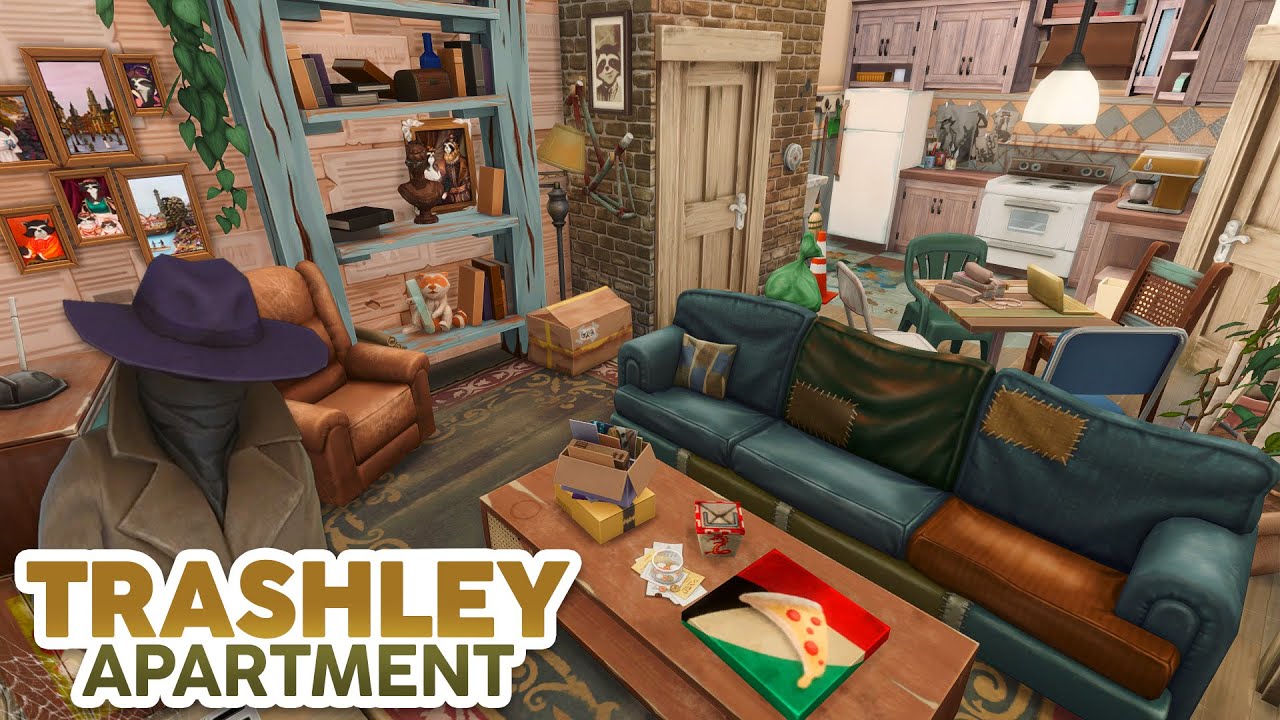 Trashley’s Apartment 🦝 // The Sims 4 Speed Build: Apartment Renovation ...
