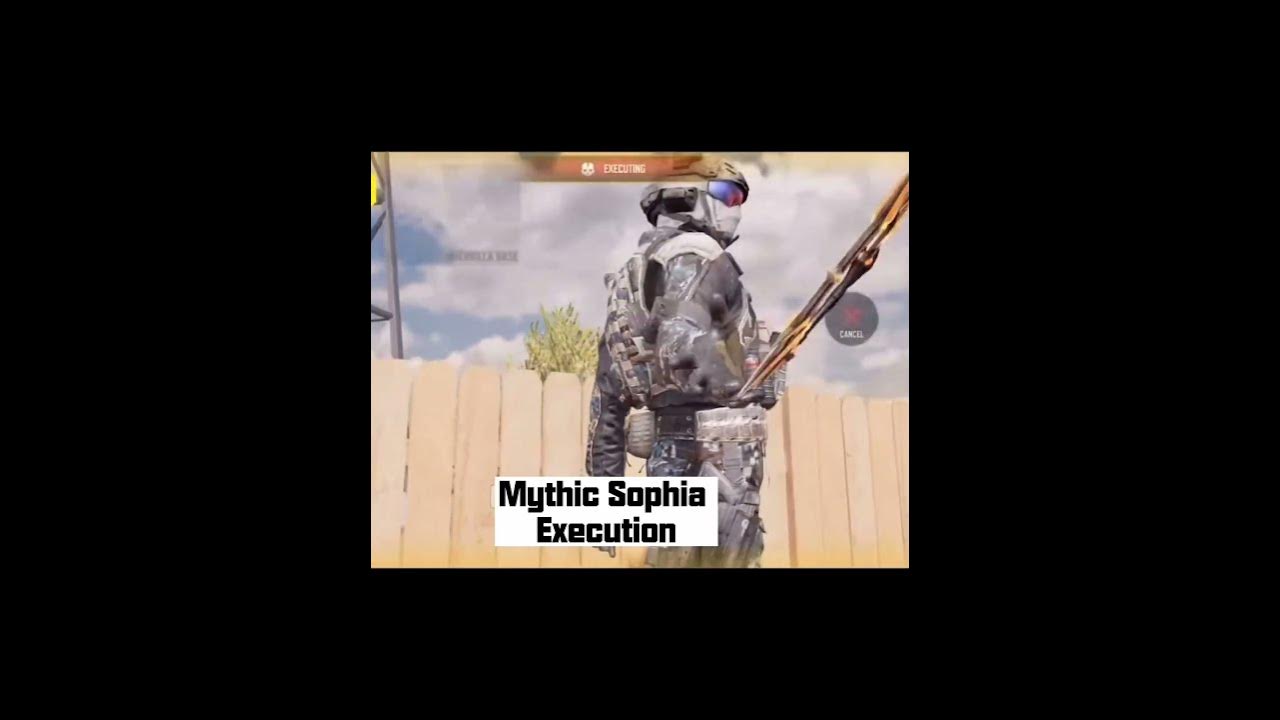 Leaks of the mythic Sophia character execution in CODMOBILE - YouTube