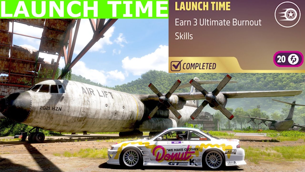 Daily Challenge - LAUNCH TIME | Earn 3 Ultimate Burnout Skills | Formula Drift Donut Media ...