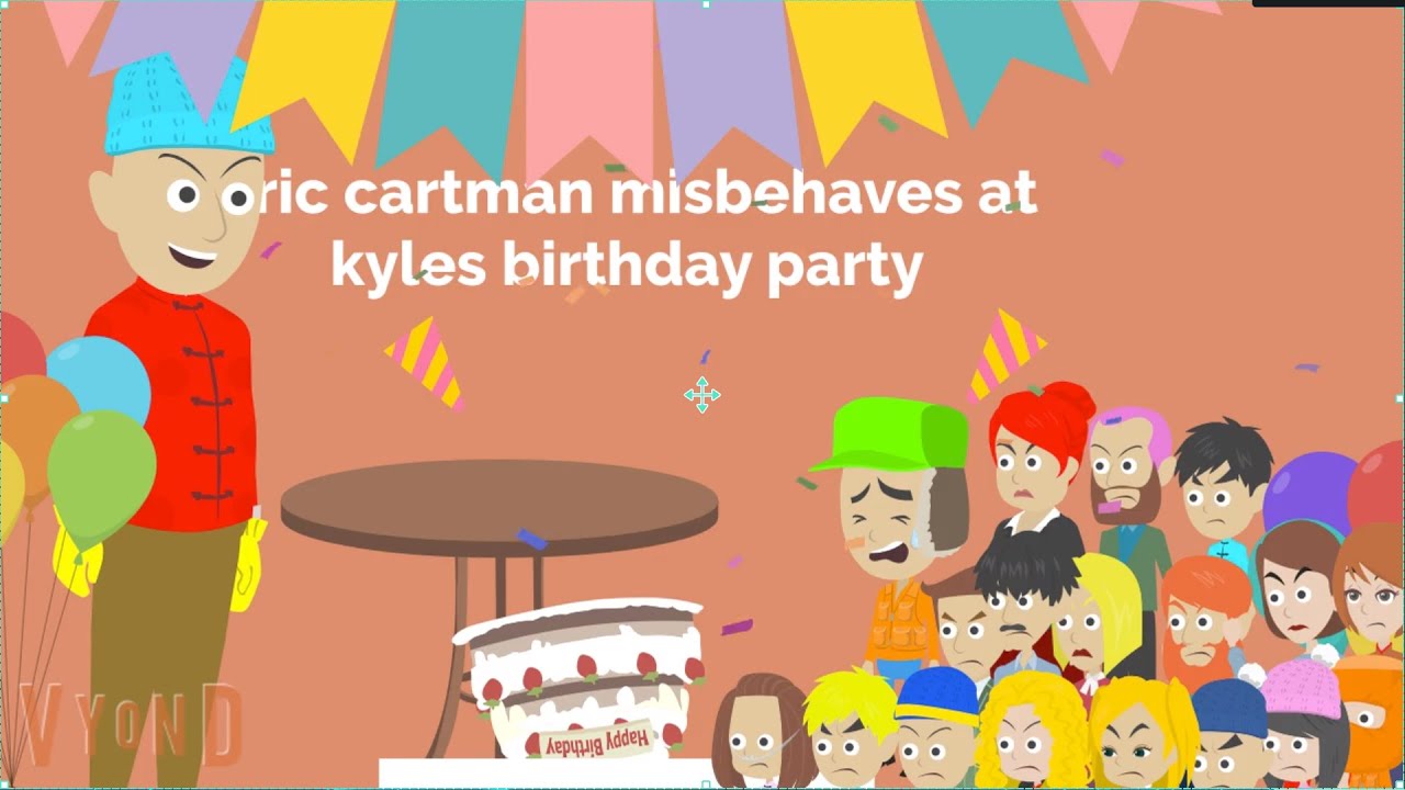Eric Cartman misbehaves at Kyles birthday party/grounded - YouTube