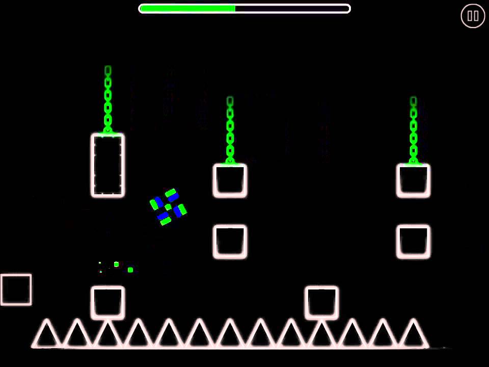 Geometry Dash - Level 6 - Cant Let Go - YouTube