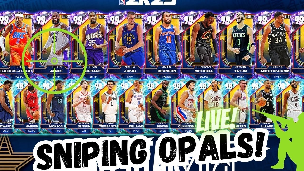 LIVE! - Sniping TOP TIER Cards in 2K25! * ALL STAR DROP! * - YouTube