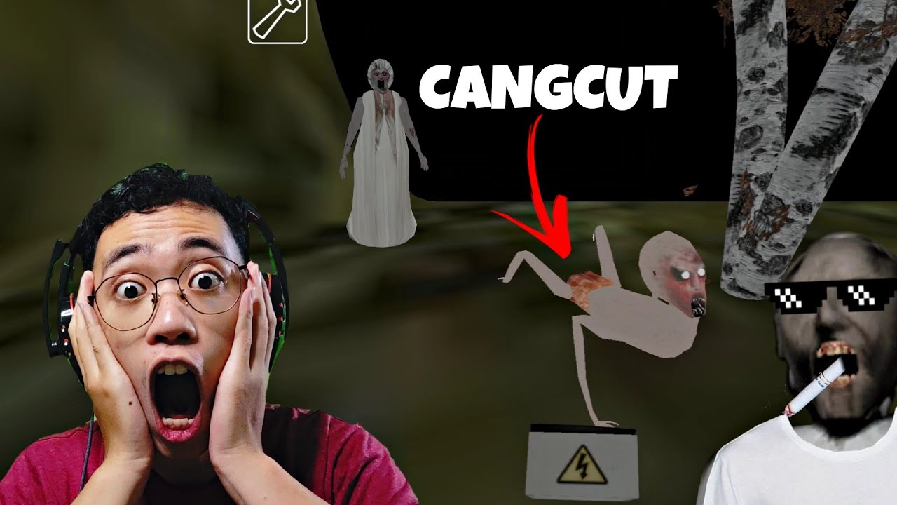 SETAN APAAN PAKE CANGCUT WKWK !! Granny The Forest Horror Game - YouTube