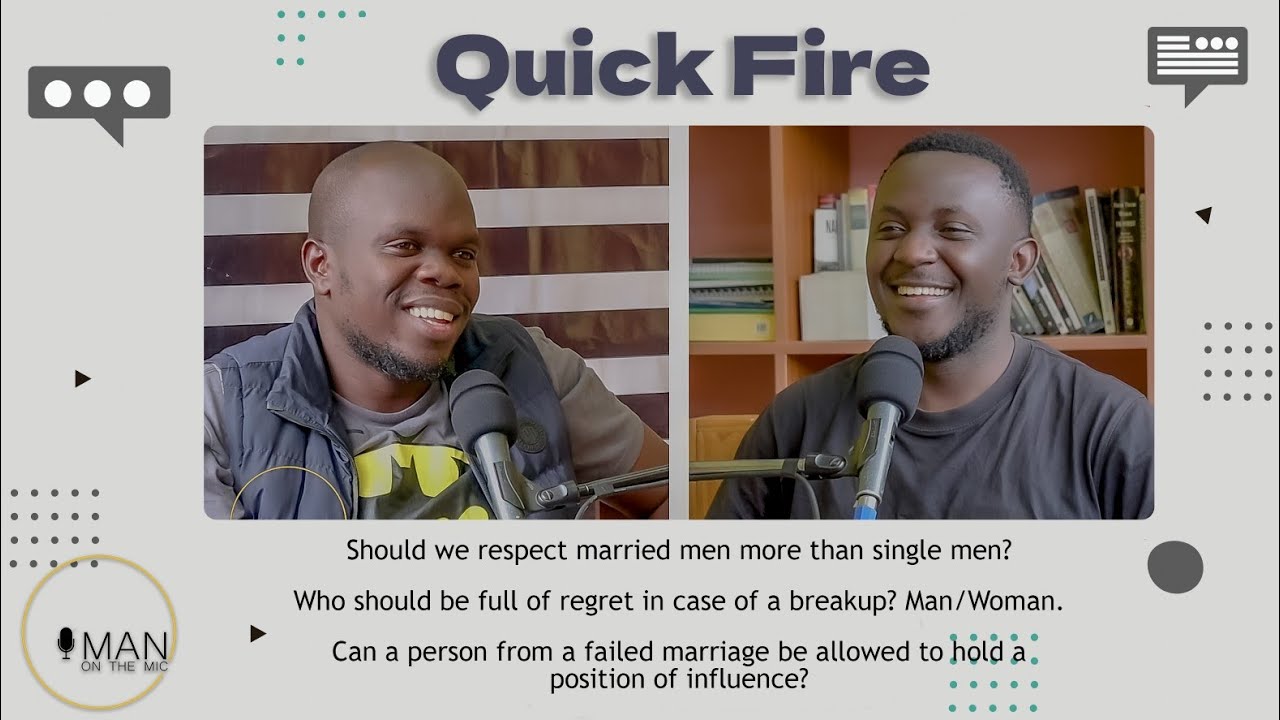 "A SINGLE MAN is Respected LESS" : QUICK FIRE QUESTIONS | Ep. 036 | Man ...