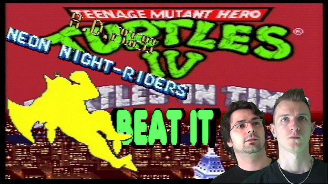Beat It - TMNT IV Turtles in Time - A.D. 2020 Neon Night-Riders - YouTube