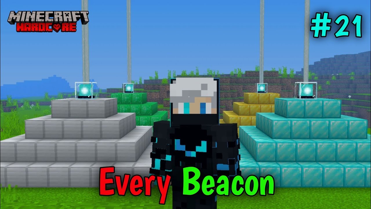 I Made Every Beacon In Minecraft Survival PE #21 - YouTube