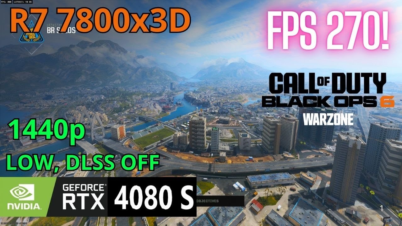 Warzone RTX 4080 SUPER, Ryzen 7 7800x3D, 1440p LOW - YouTube