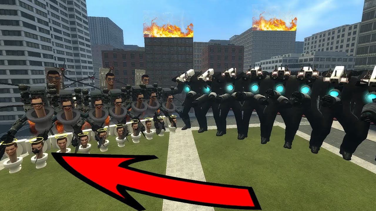 MECHA CAMERA MAN BOSS vs SKIBIDI BUTCHER TOILET vs ALL SKIBIDI TOILETS ...