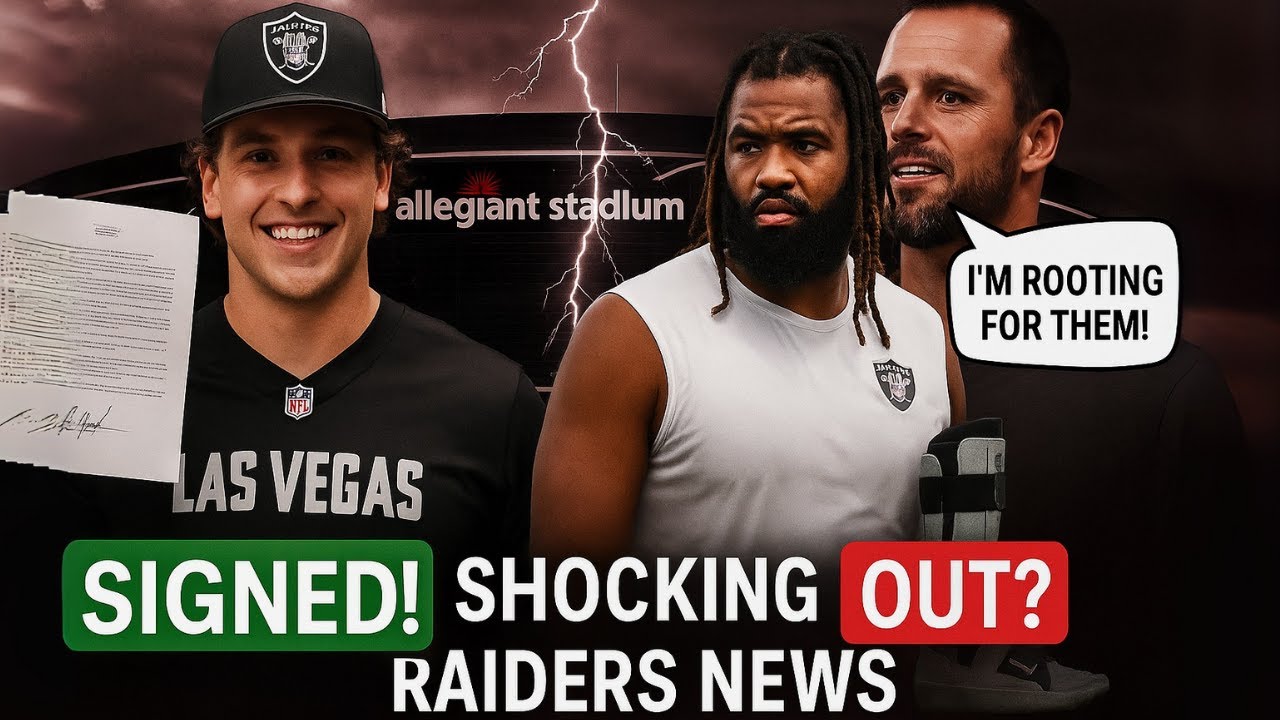 🚨 Raiders SHOCKING Updates: Jack Besh Signed, Wilkins OUT? Derek Carr ...