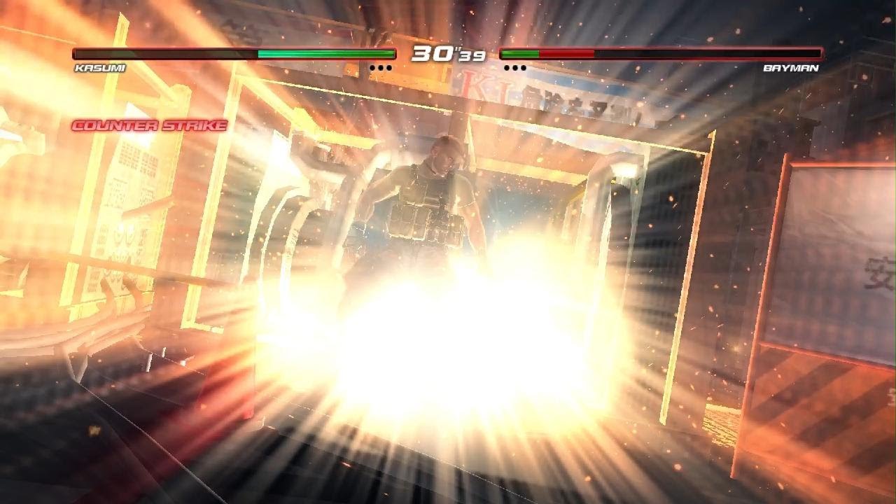 Dead Or Alive 5 Last Round Kasumi Vs Bayman Youtube