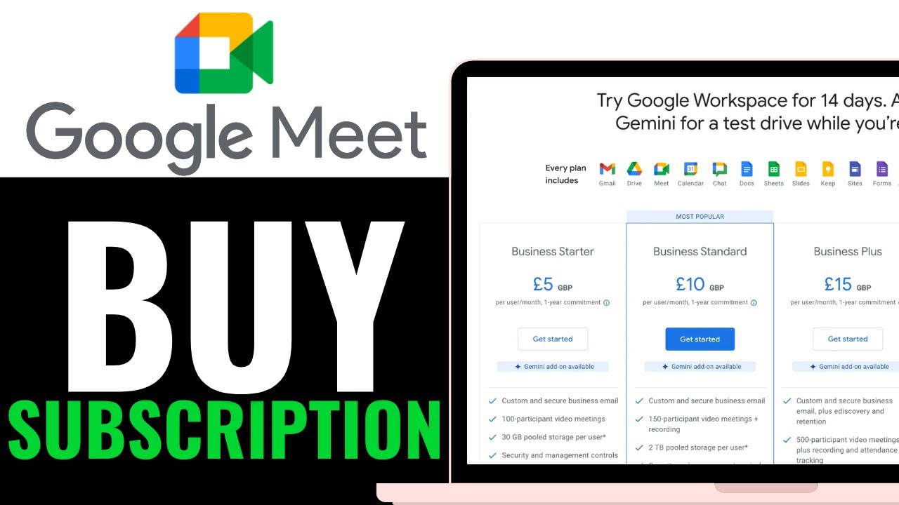 How to Buy Google Meet Subscription 2025 (Step-by-Step) - YouTube