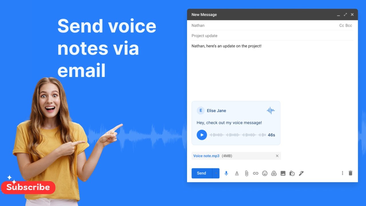 How to Insert Voice Notes in Gmail and Google Forms - Easy Guide - YouTube