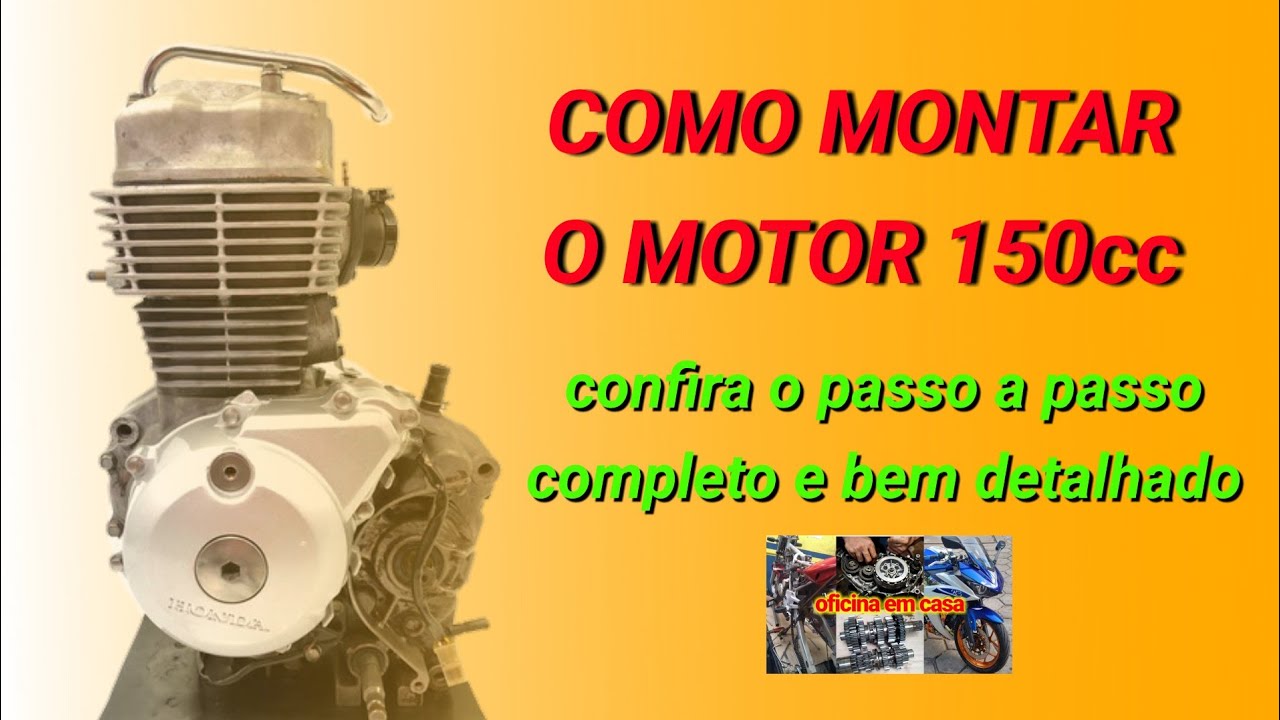 COMO MONTAR O MOTOR DA TITAN 150 - YouTube