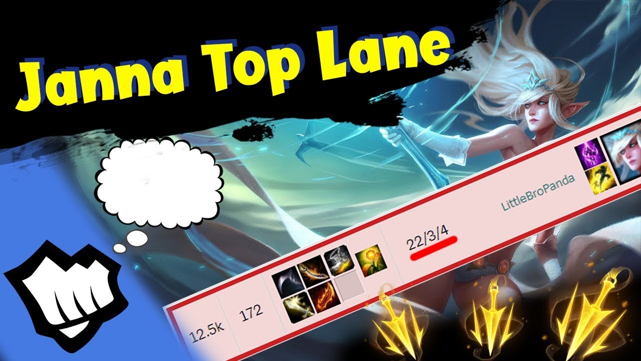 Lethal Tempo Janna Top Lane - Riot Ideas - YouTube