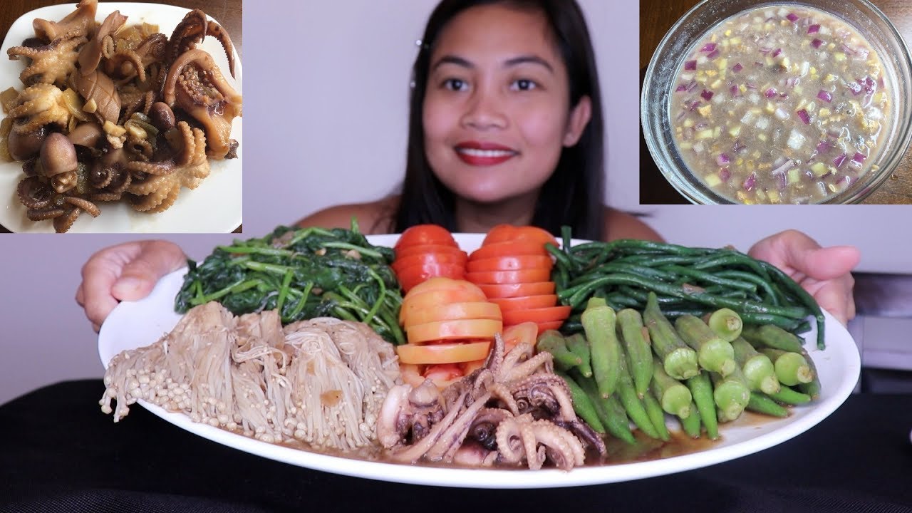 Vegetable Platter Mukbang - YouTube
