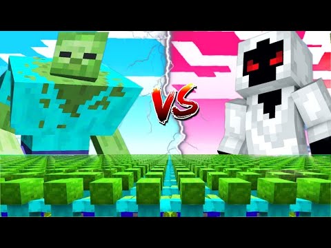 ENTITY 303 VS MUTANT ZOMBIE AND GOD In Minecraft Mob Battle - YouTube