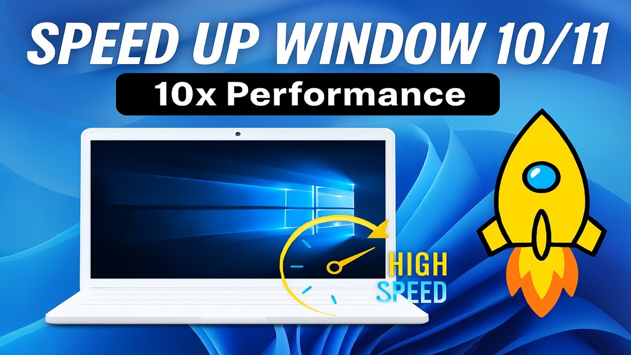 Speed Up Pc's performance and Boost Pc's speed in Windows 10/11 - YouTube
