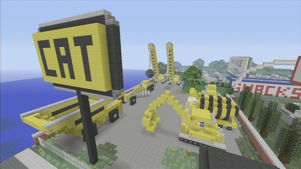 Minecraft xbox Epic Structures: SPANKLECHANK'S C.A.T. Construction Yard ...