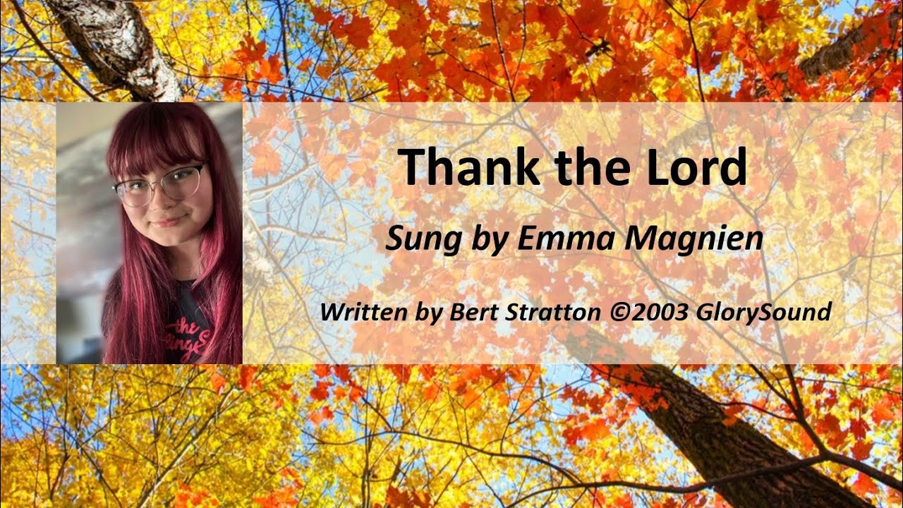 Thank the Lord - Emma Magnien - YouTube