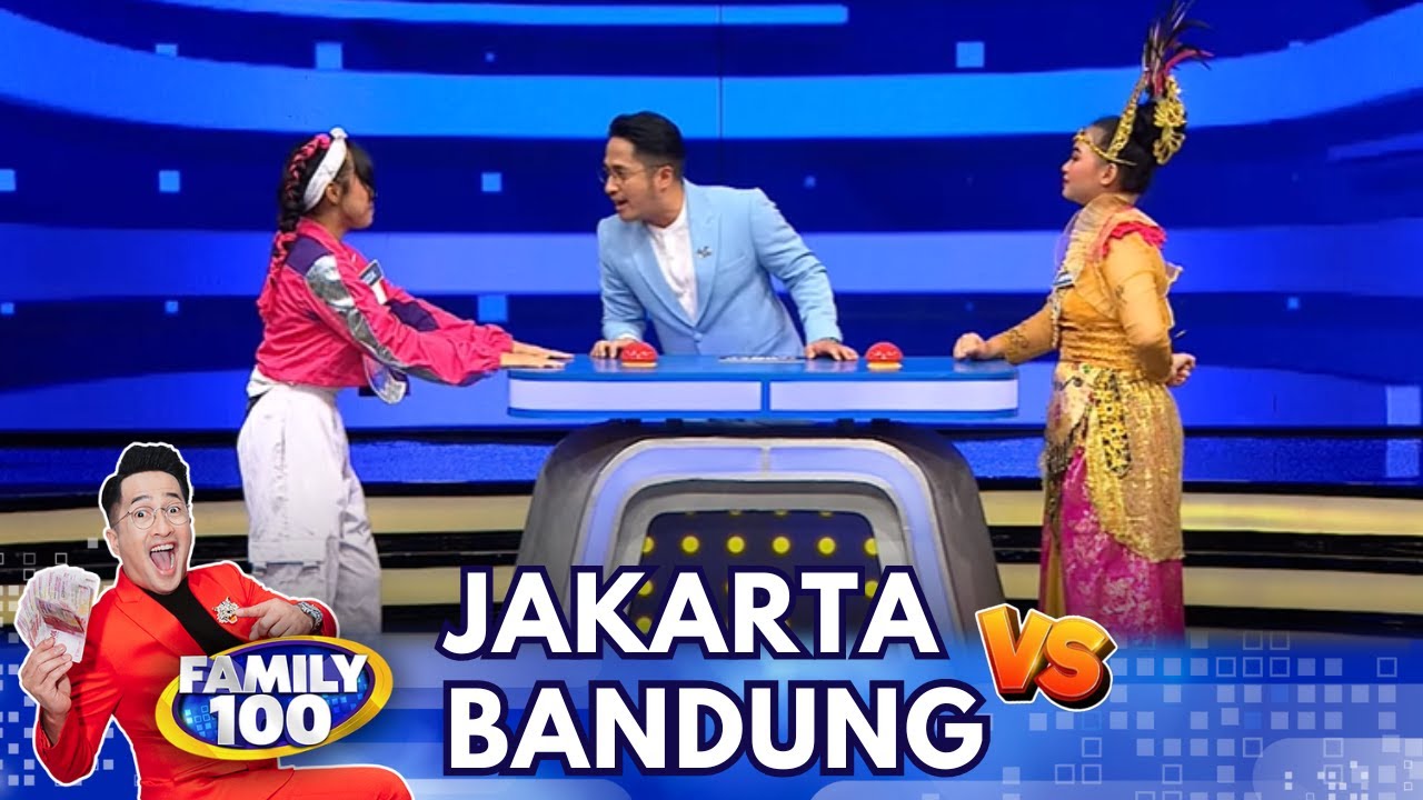 Persaingan Sengit SMP 66 Bandung vs SMP 251 Jakarta - Family 100 - YouTube