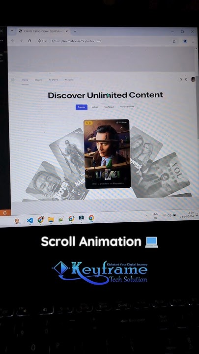 Create Scroll-Triggered 3D Image Animation with HTML Canvas and GSAP - YouTube