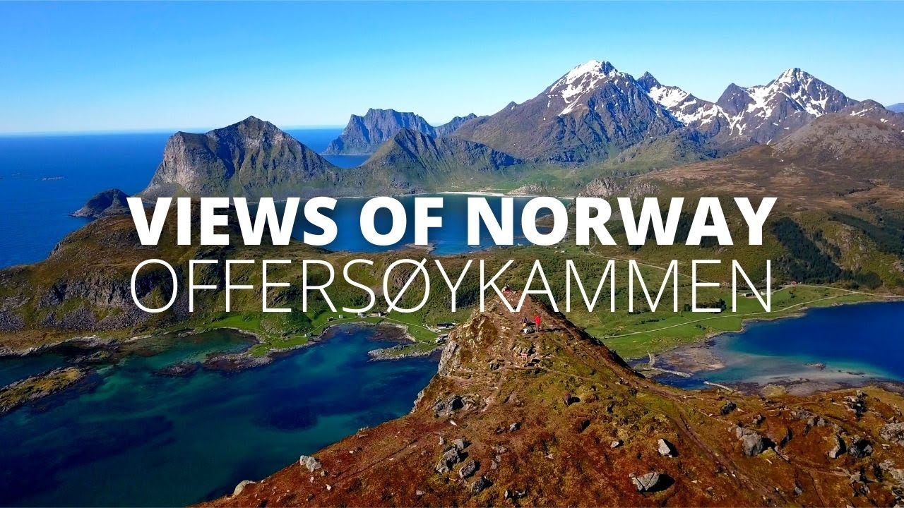 Spectacular Hikes of Norway - 360 Drone View of Offersøykammen (LOFOTEN ...