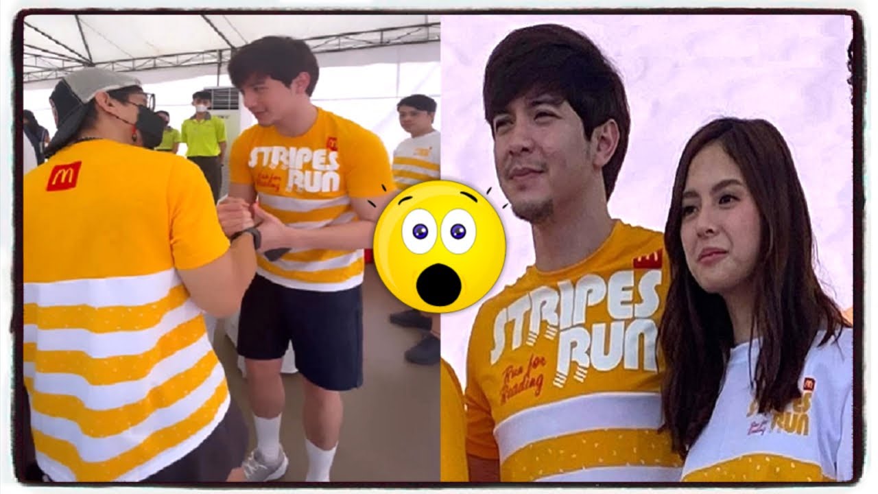 Alden Richards Spotted Sa McDo Stripes Run 2022 McDo Event December 18 ...