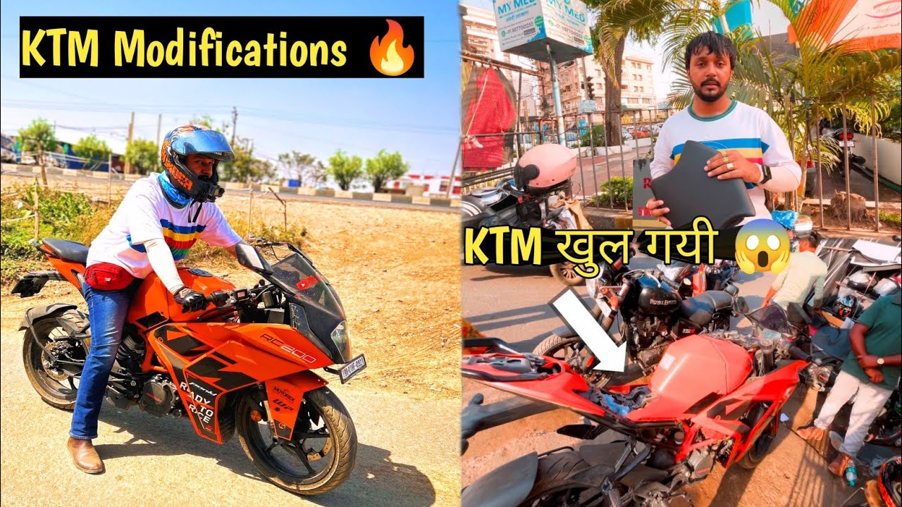KTM Seat modifications krane pade 😱 | TS GEARS - YouTube