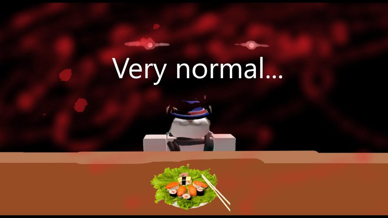 serving very normal sushi in a very normal restraunt - YouTube