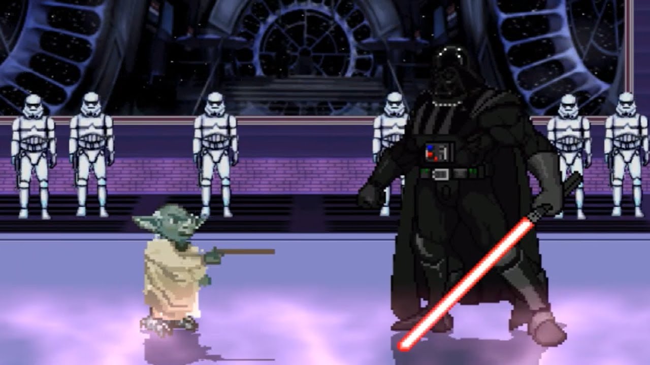 MUGEN Battle Showcase: Yoda Vs Darth Vader - YouTube