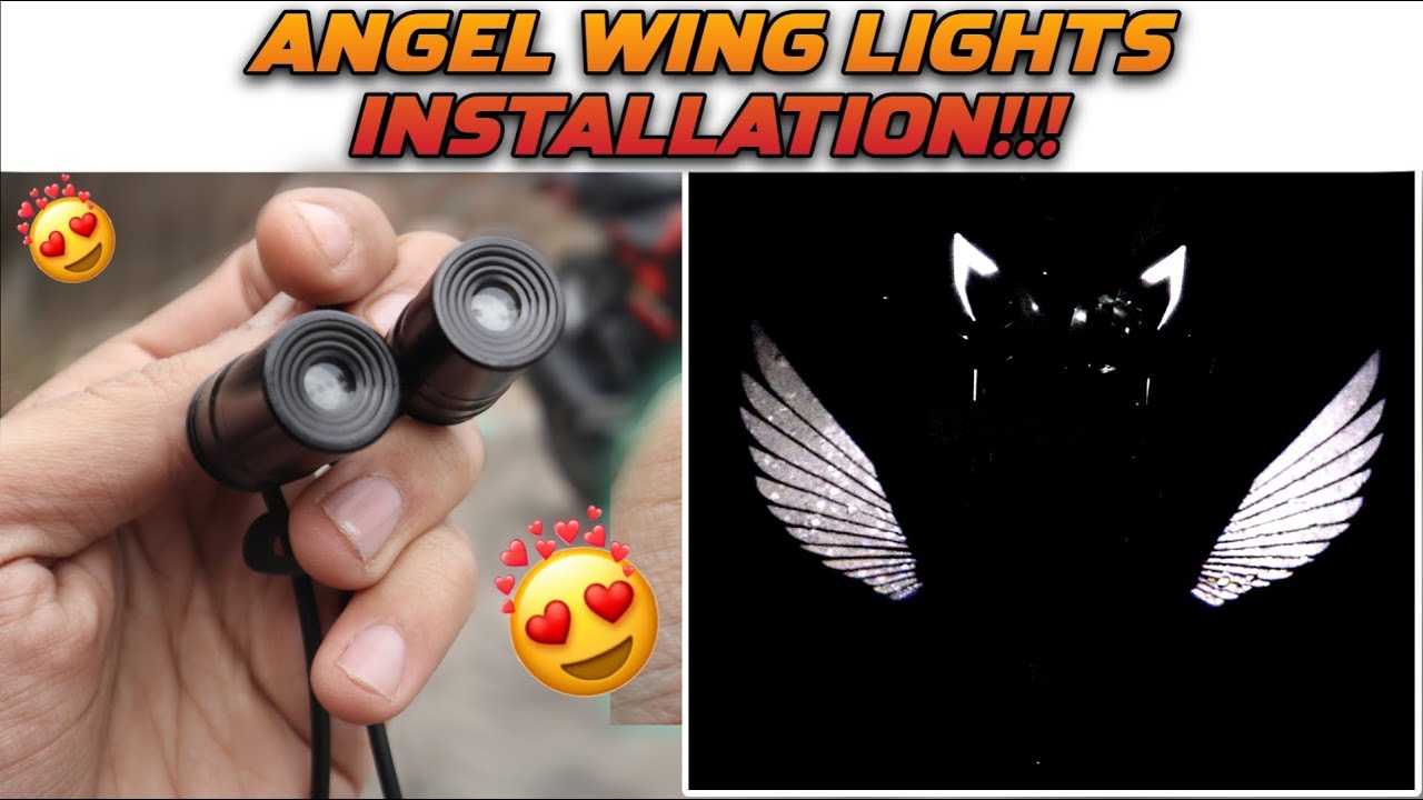 Angel Wing Lights Installation SECRETS Revealed for Motorcycles! - YouTube
