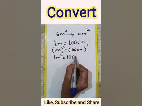 Convert m2 to cm2 #maths #shorts #vedio #important #easy - YouTube