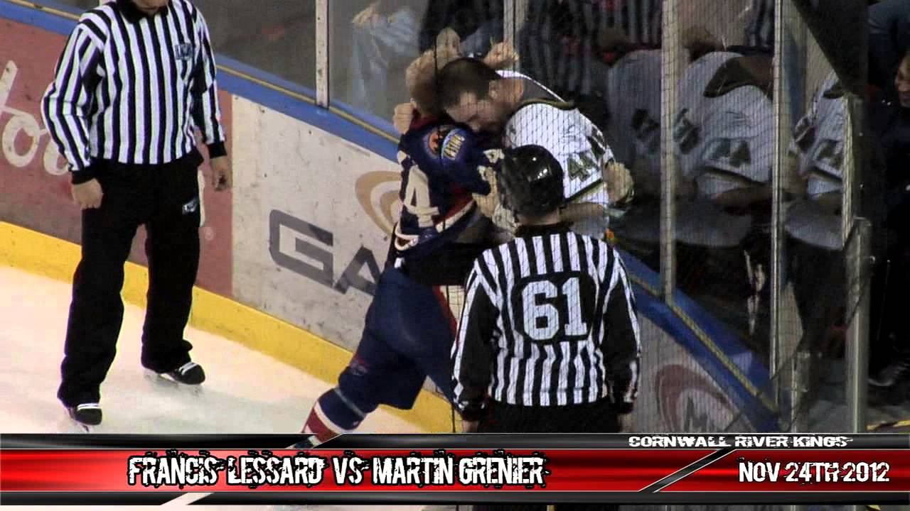 Francis Lessard Vs Martin Grenier Nov 24th 2012 - YouTube