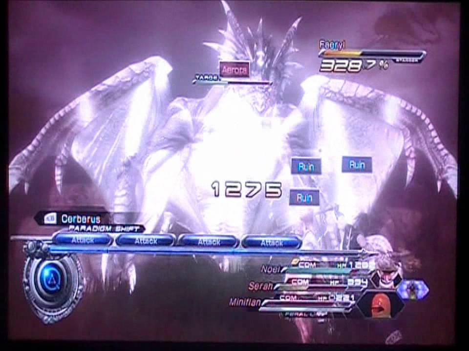 FF13-2 Bosses : Boss #8 -Faeryl- - YouTube