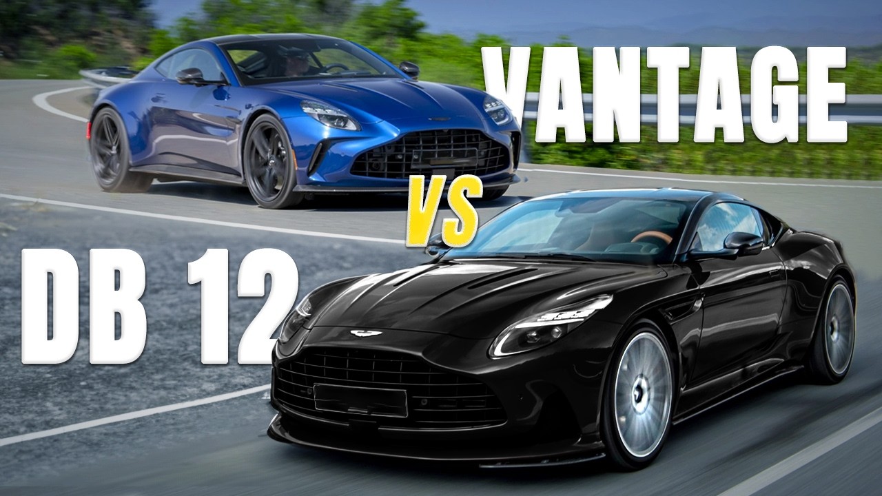 Head-to-Head Driving Impressions - 2025 Aston Martin Vantage vs 2024 DB12 - YouTube