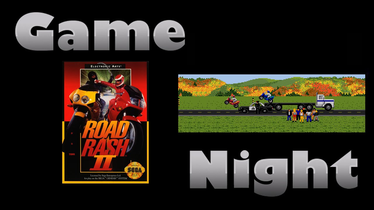 Road Rash II - Sega Genesis - Game Night - KWKBOX - YouTube