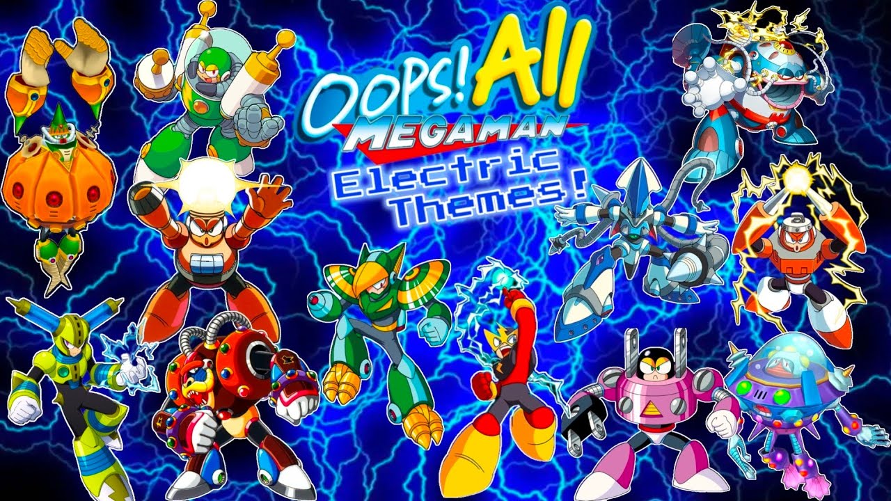 Mega Man Series All Electric-Type Stage Themes - YouTube