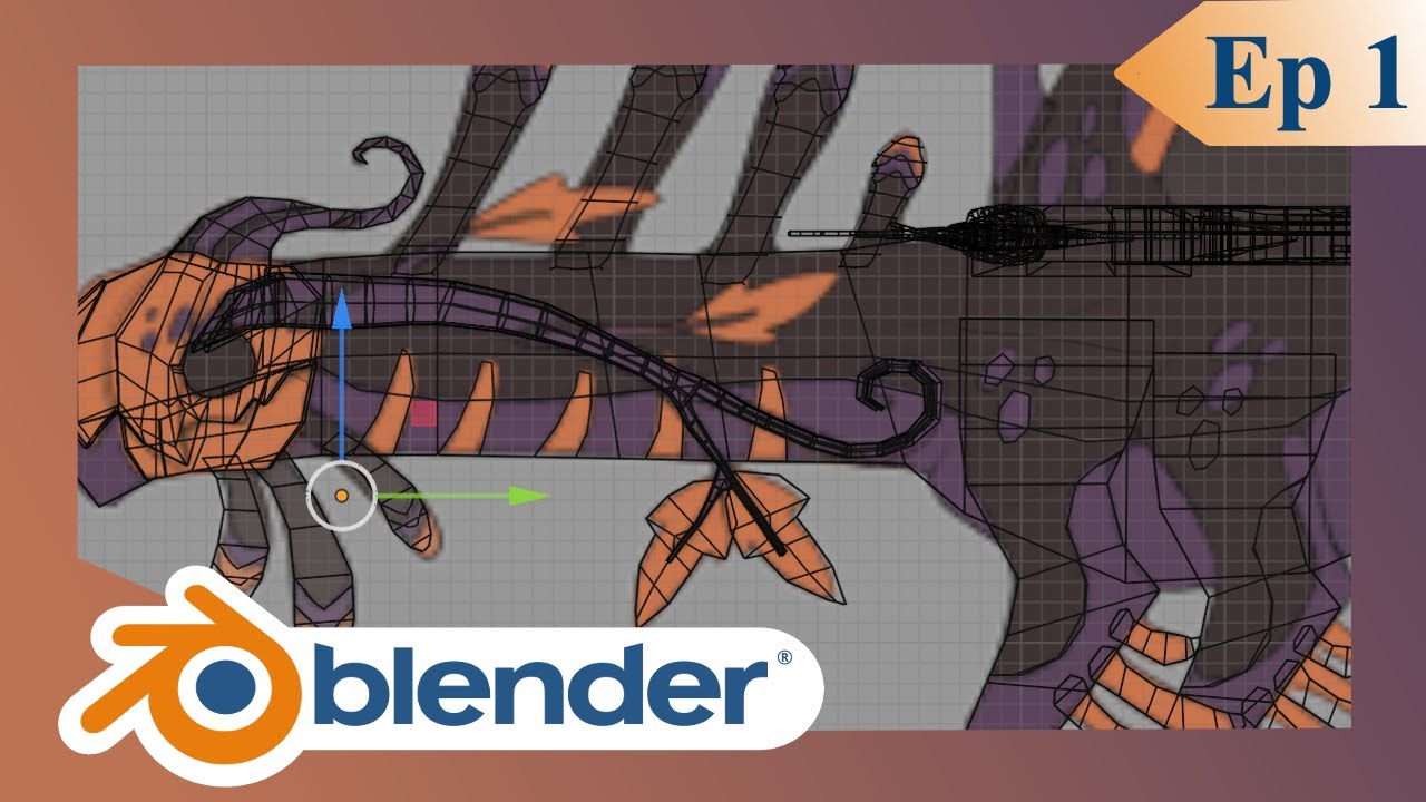 3D modelling Dragon Adventure creature (Paukiki (Pumpkin) ep 1 - YouTube