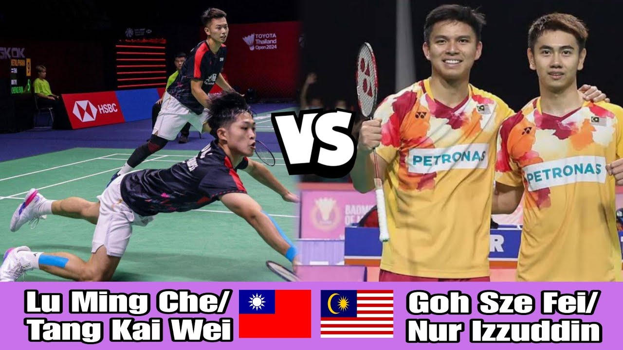 Absolutely Goh Sze Fei/Nur Izzuddin (MAS) vs Lu Ming Che/Tang Kai Wei ...