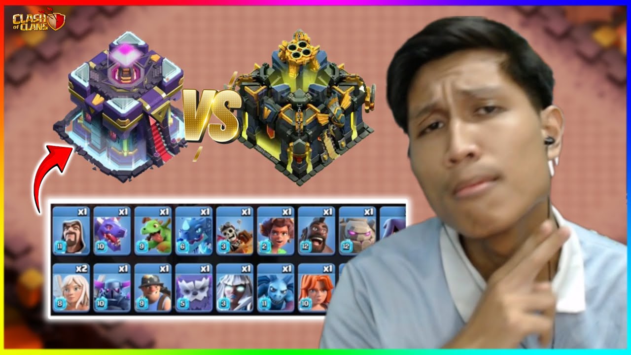 AKU PAKAI 1 UMAT DI TH15 MERATAKAN TH17 MAX - CoC Malaysia - YouTube