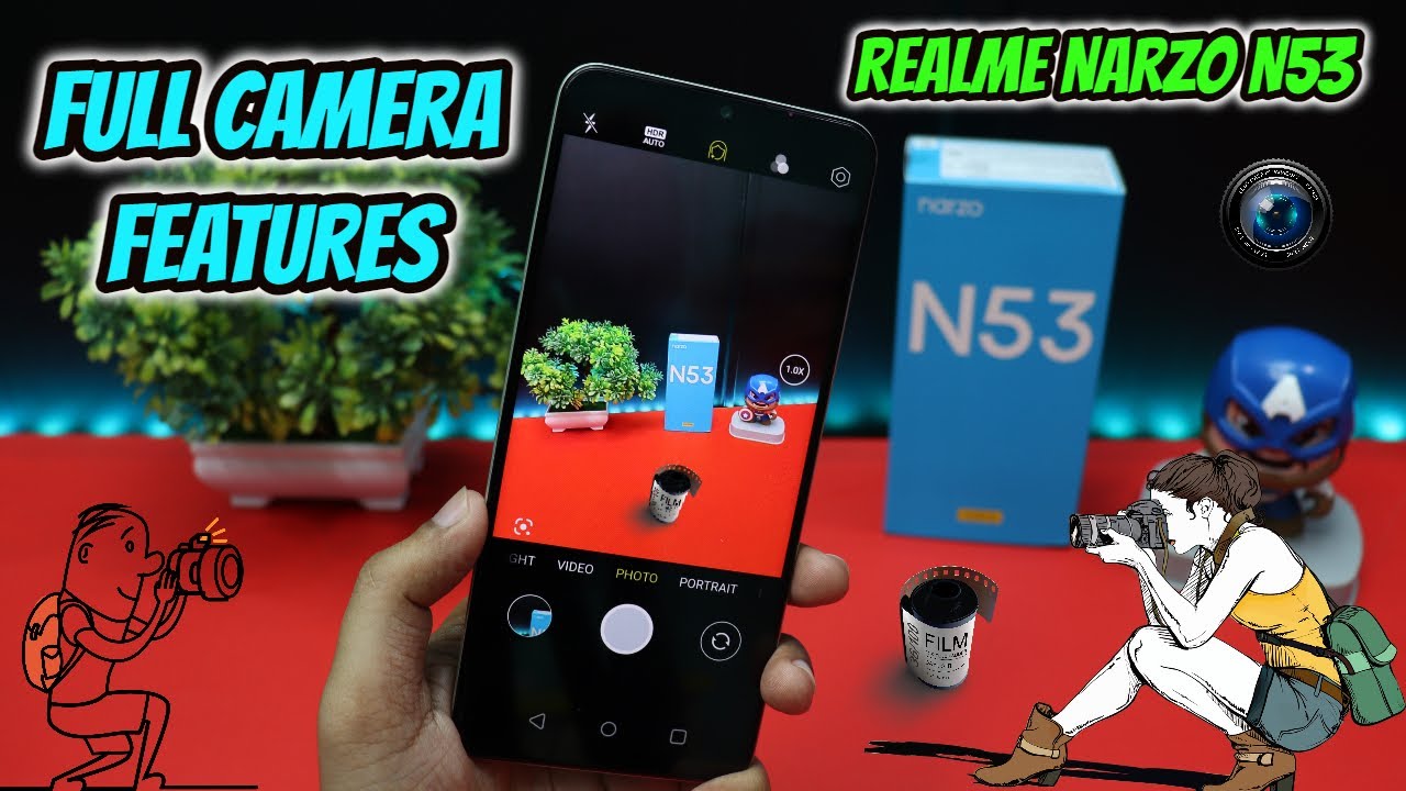 Realme narzo N53 Full Camera Features 📸 - YouTube