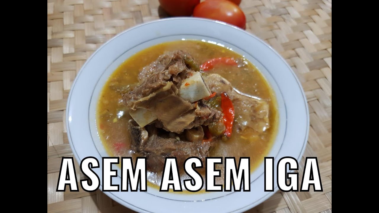 RESEP ASEM ASEM IGA ALA RESTO!!! - YouTube