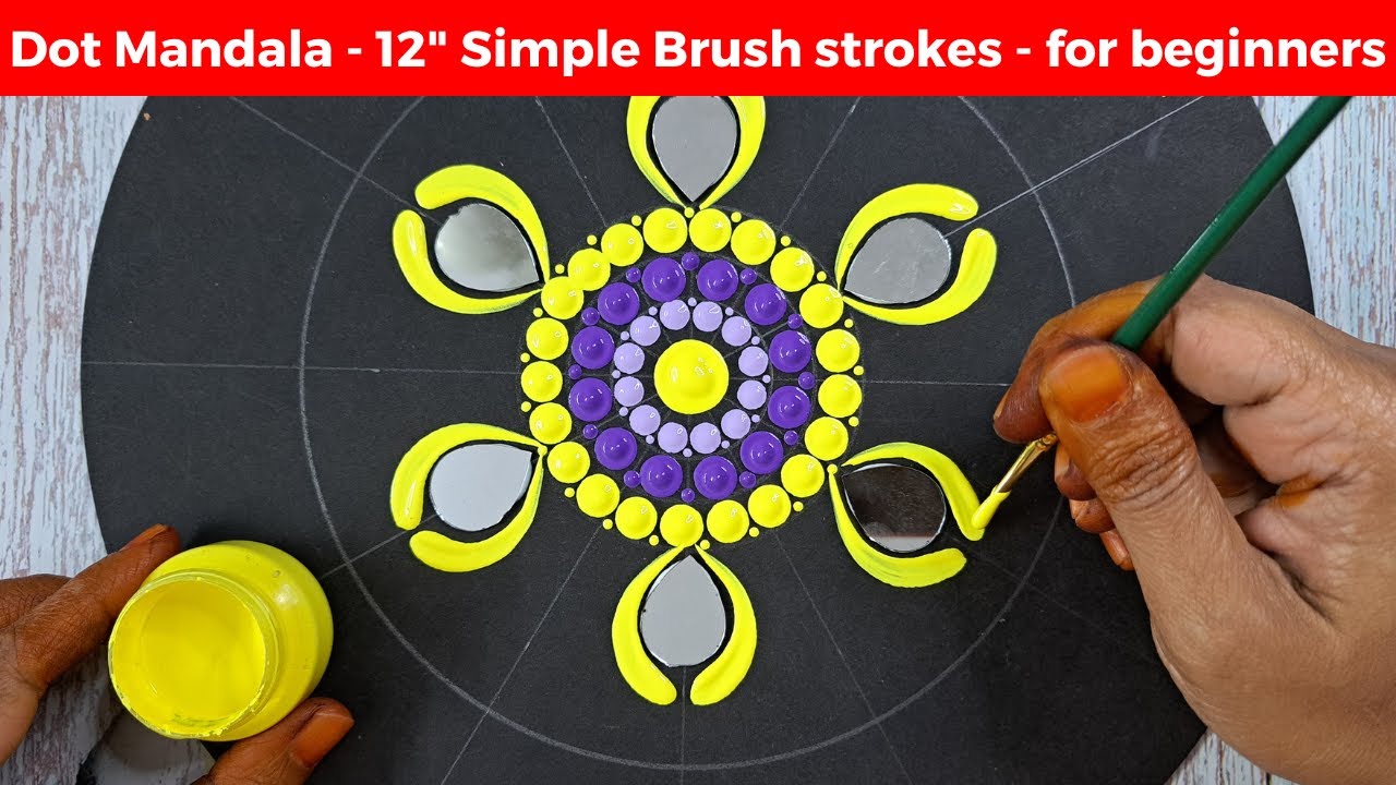 Dot Painting | Dot Art | Dot mandala for beginners | Mandala Art | 208 ...