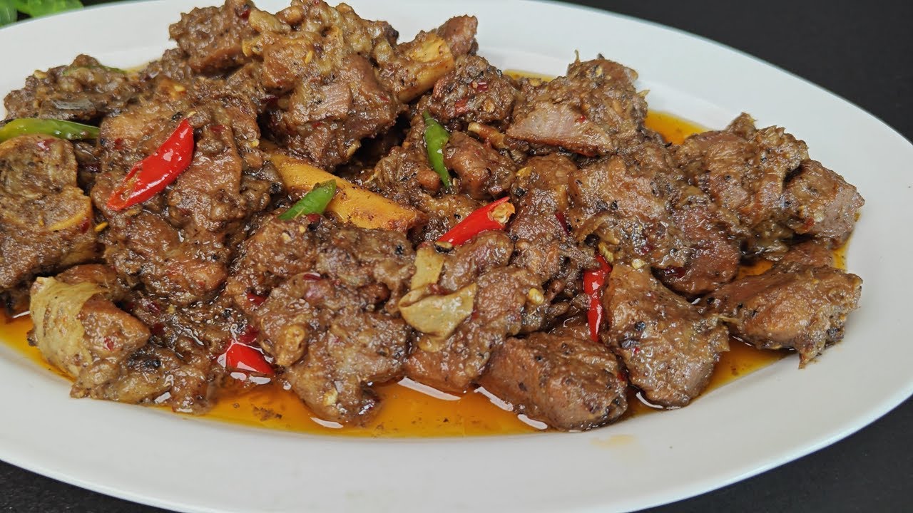 Kali Mirch Mutton Bhuna Fry Recipe | Mutton Kalimich | Black Pepper ...