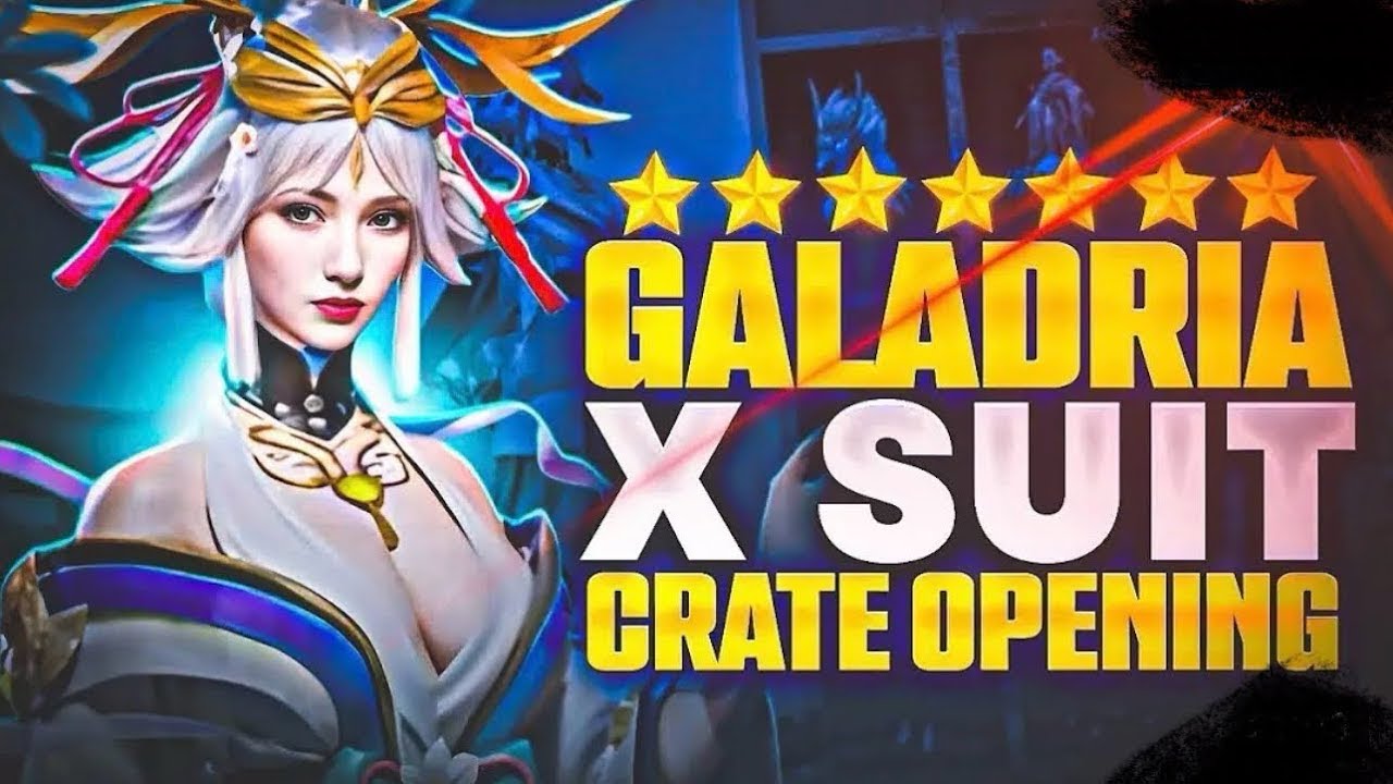 GALADRIA X-SUIT OPENING || BATTLEGROUNDS MOBILE INDIA || DFC YT # ...