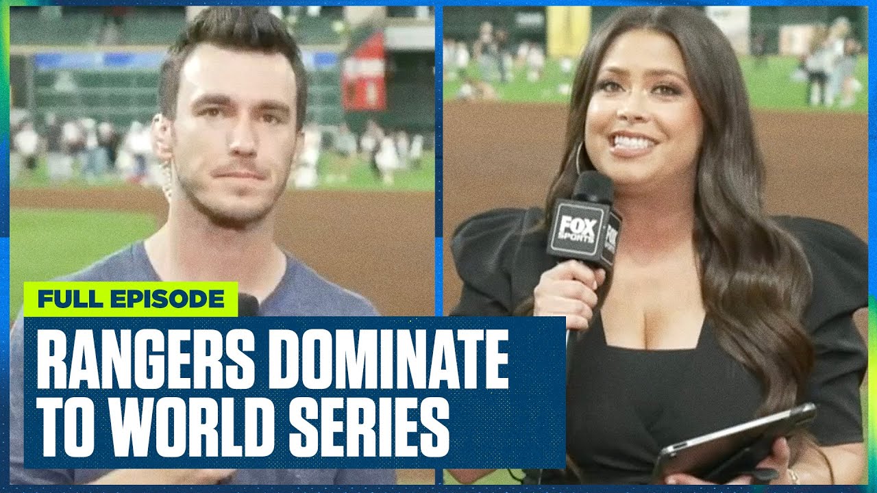 Texas Rangers punch their ticket to the World Series + LIVE celebration ...