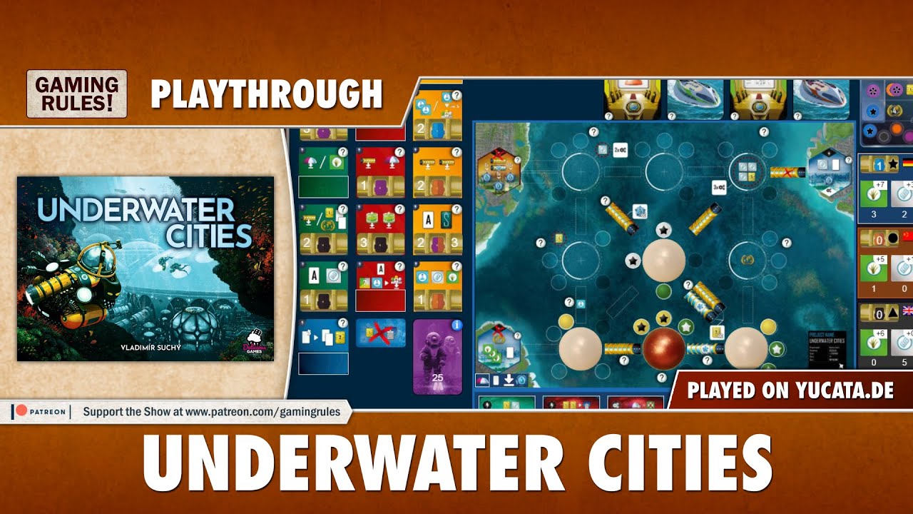 Underwater Cities - Playthrough on Yucata - YouTube