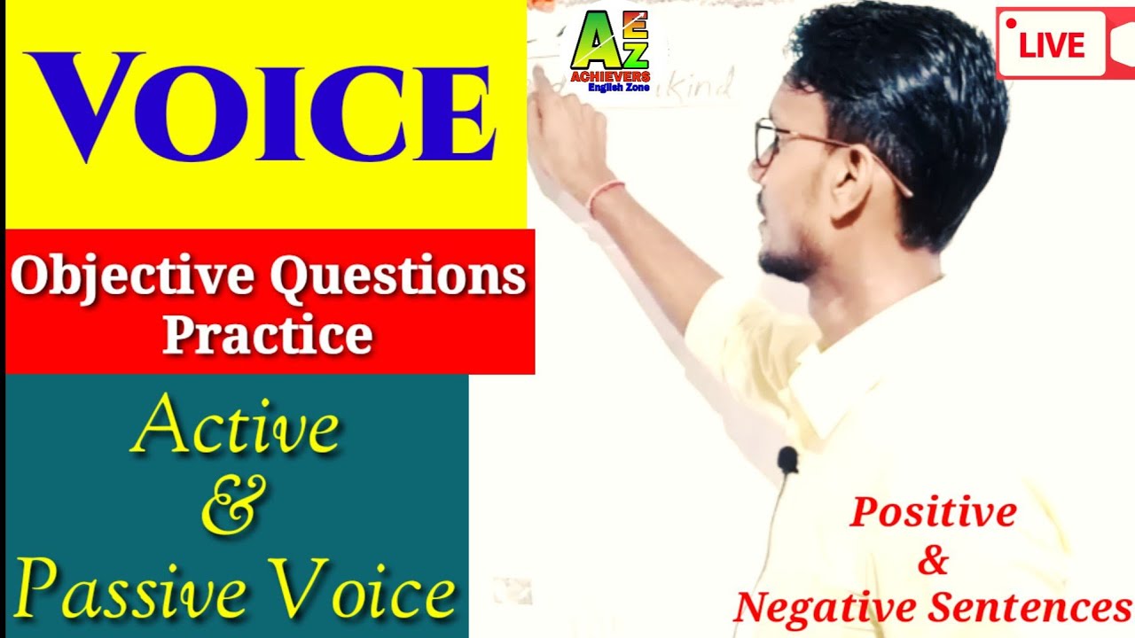 Voice Questions Practice // Voice- Exam based questions // Voice के ...