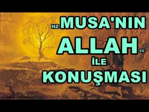 hz Musa'nın Allah(cc) ile ilk kez konuşması - dini hikayeler